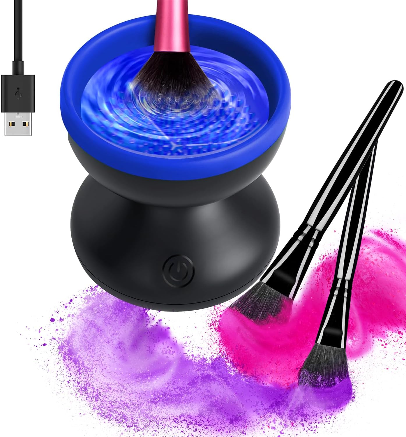Amazon.com: 3-in-1 Electric Makeup Brush Cleaner Machine – Clean and ...