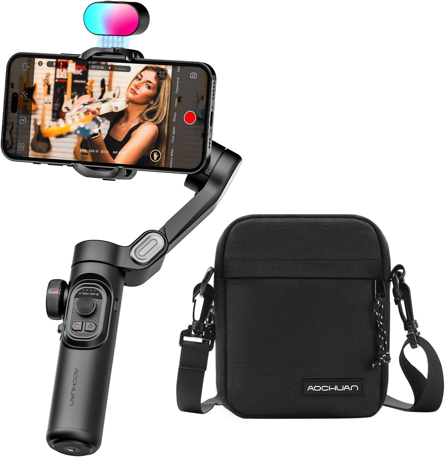 Amazon.com: Gimbal Stabilizer Smartphone iPhone Video: iPhone ...