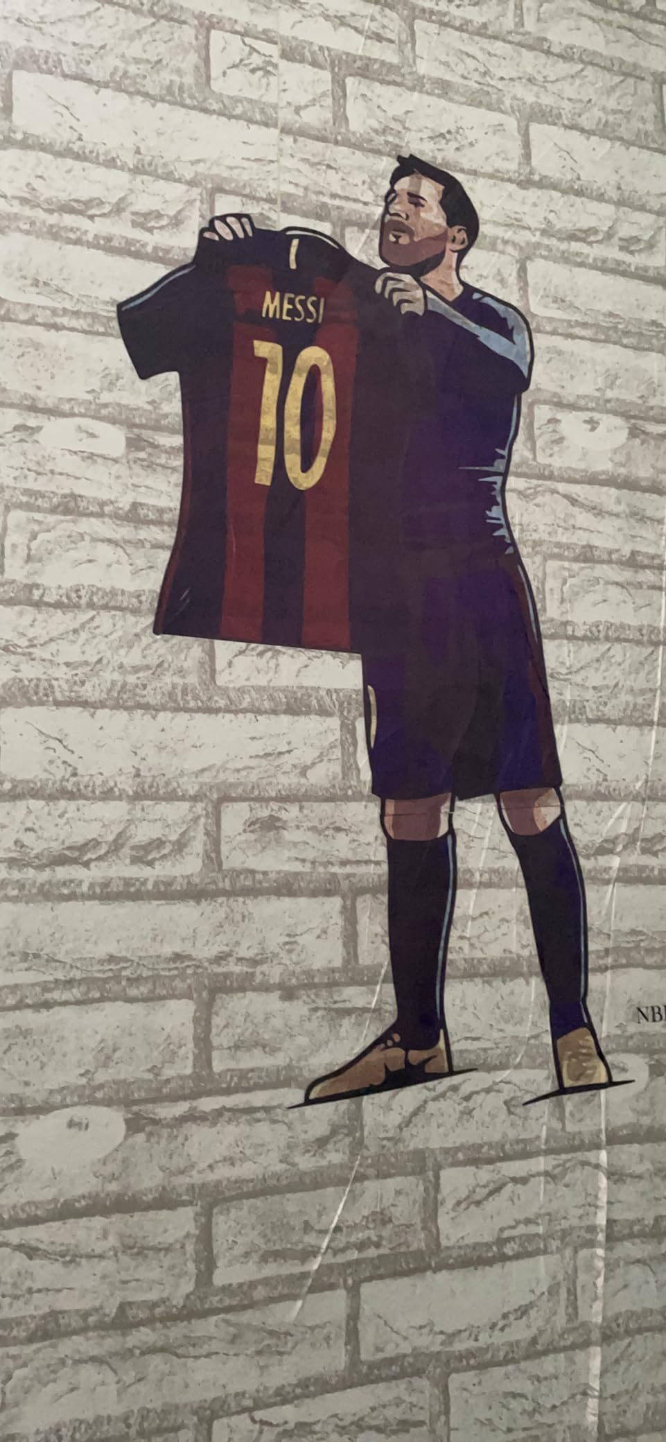 Wall Attraction Messi Wall Sticker & Mural Sticker for Wall Size ...