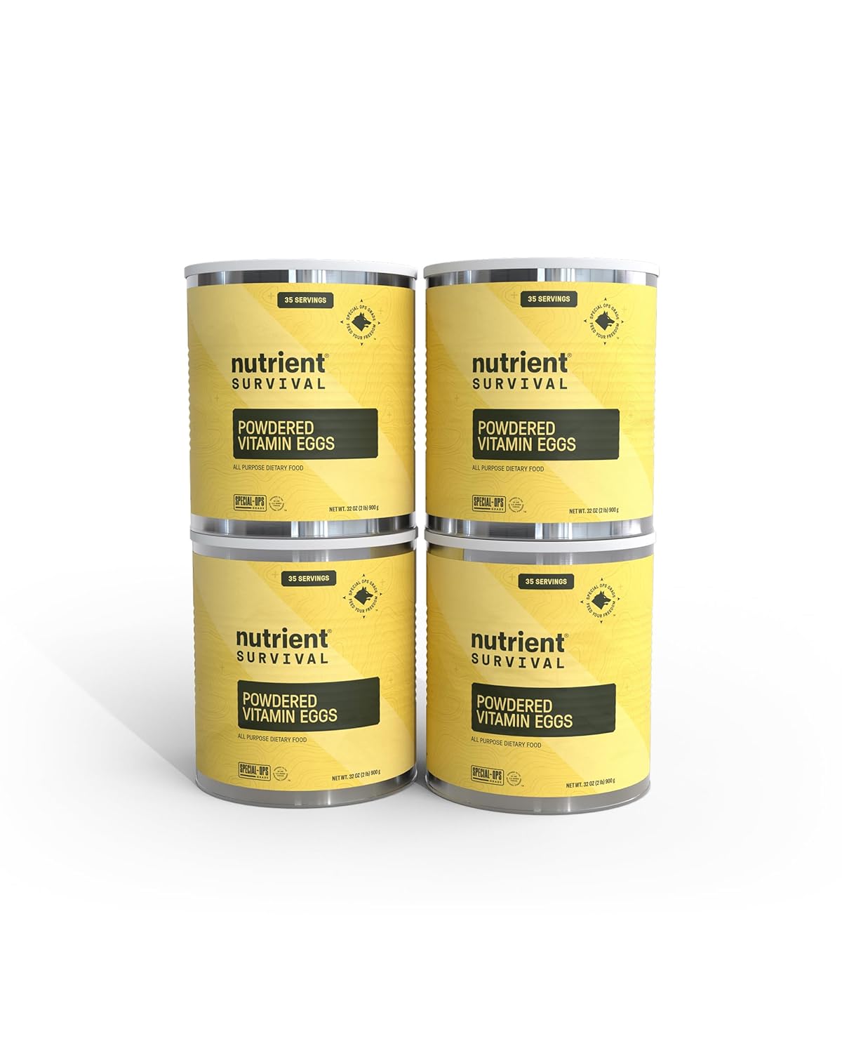 Amazon.com: 4 Cans, 70 Egg Equivalent per can - Nutrient Survival ...