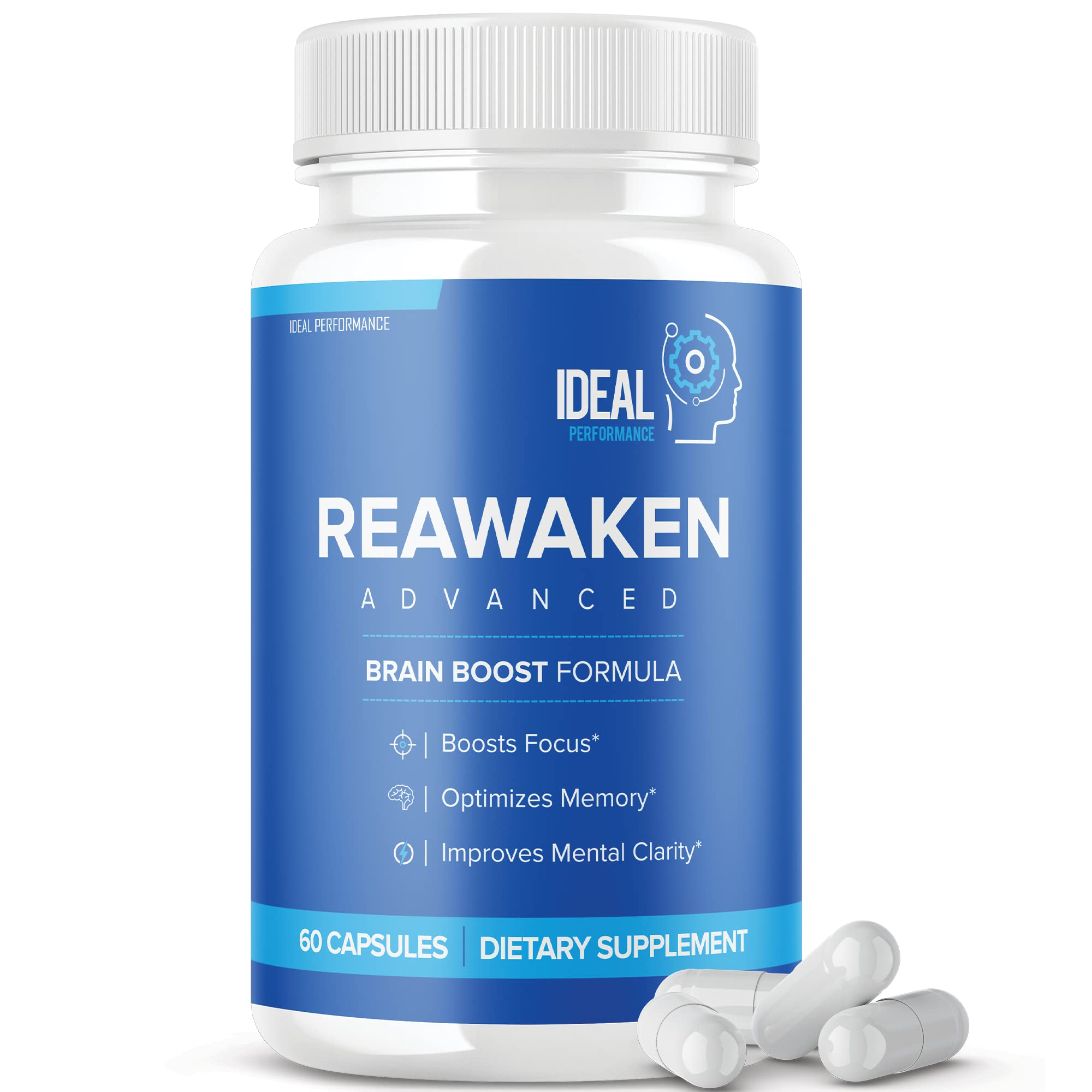 Amazon.com: Reawaken Brain Boost Supplement for Memory Advanced Formula ...