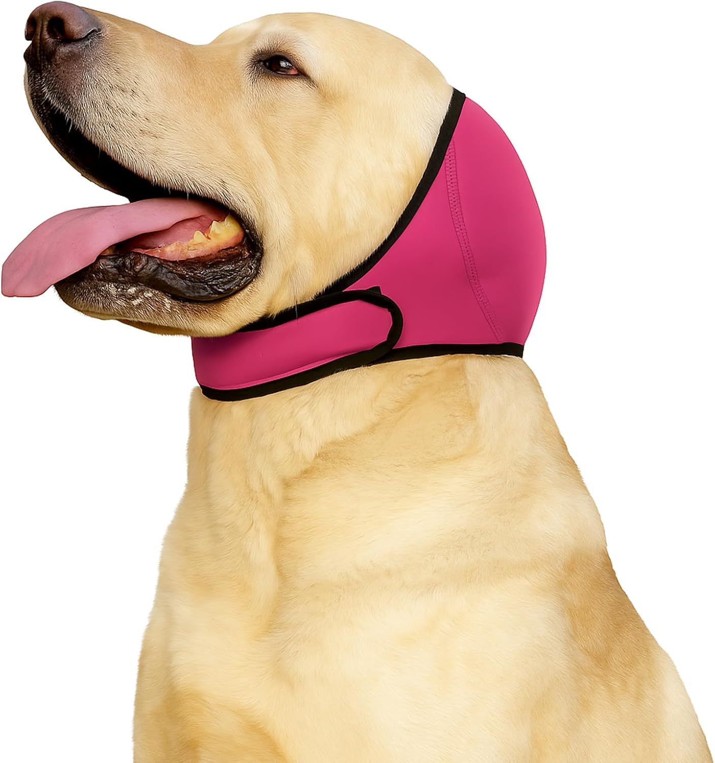 AkoSlale Dog Headband & Snood for Anxiety Relief, Calming Ear Wrap for ...