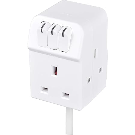 Masterplug SWG3210C-MP Three Socket Extension Lead with Individual ...