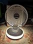 AGARO Alpha Desktop Fan with Light, 4 Inches, 4 Speeds, Oscillating ...