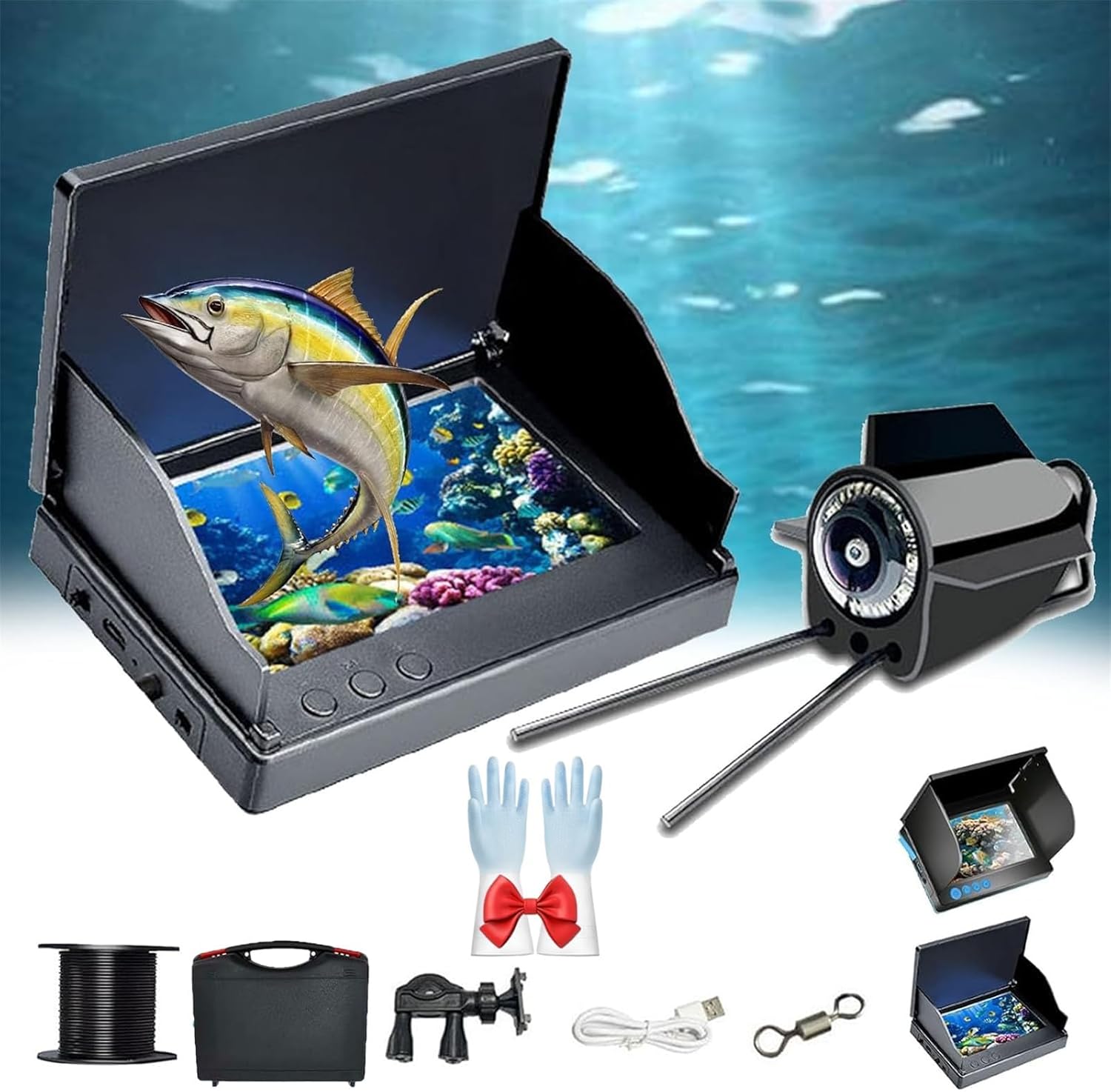 Amazon.com : Colitt Underwater Fishing Camera,4.3''/5'' HD Ice Fishing ...