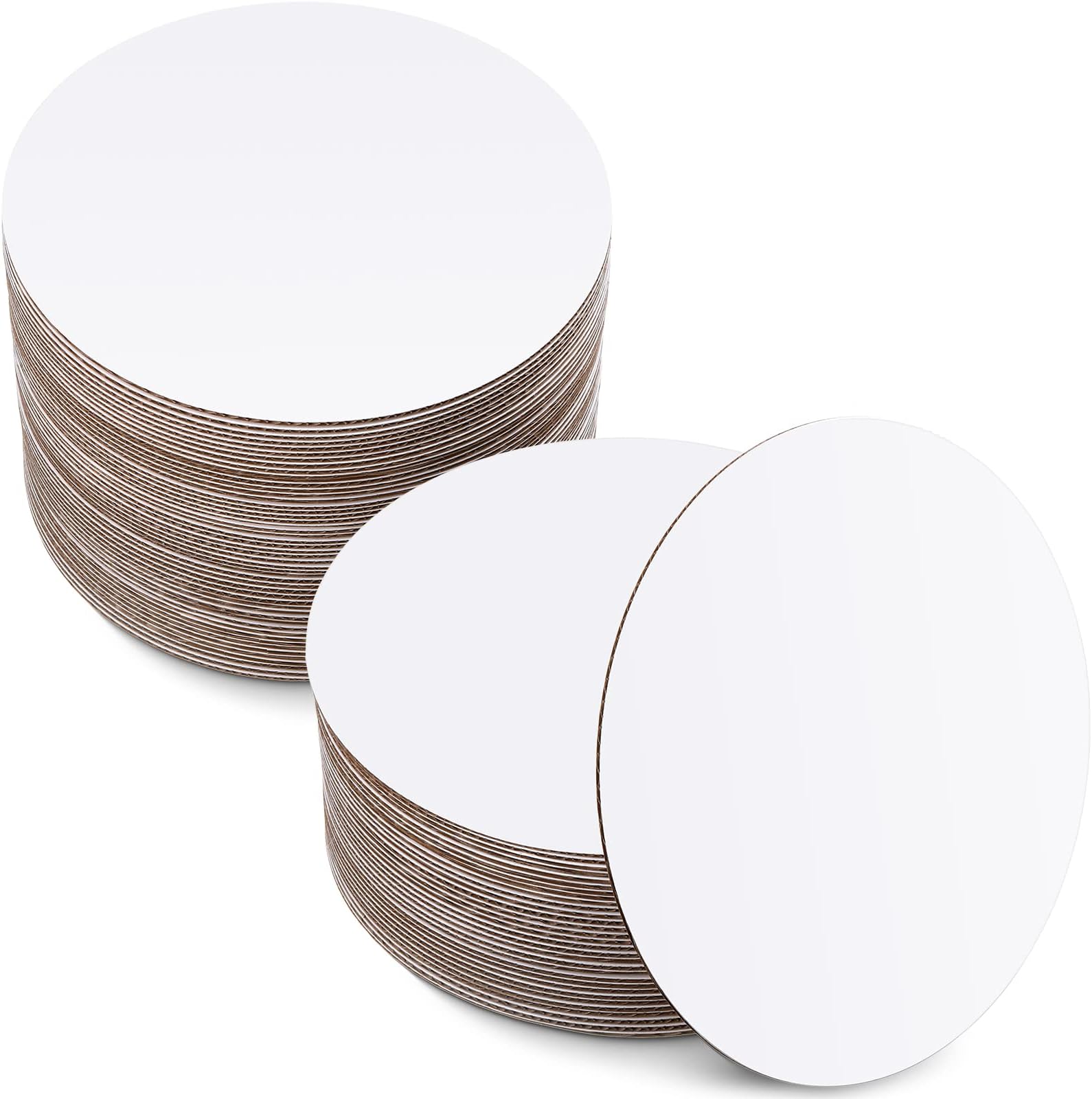 Amazon.com: Zopeal 50 Pack Round Cake Boards 8 Gold Circle Cake Base ...
