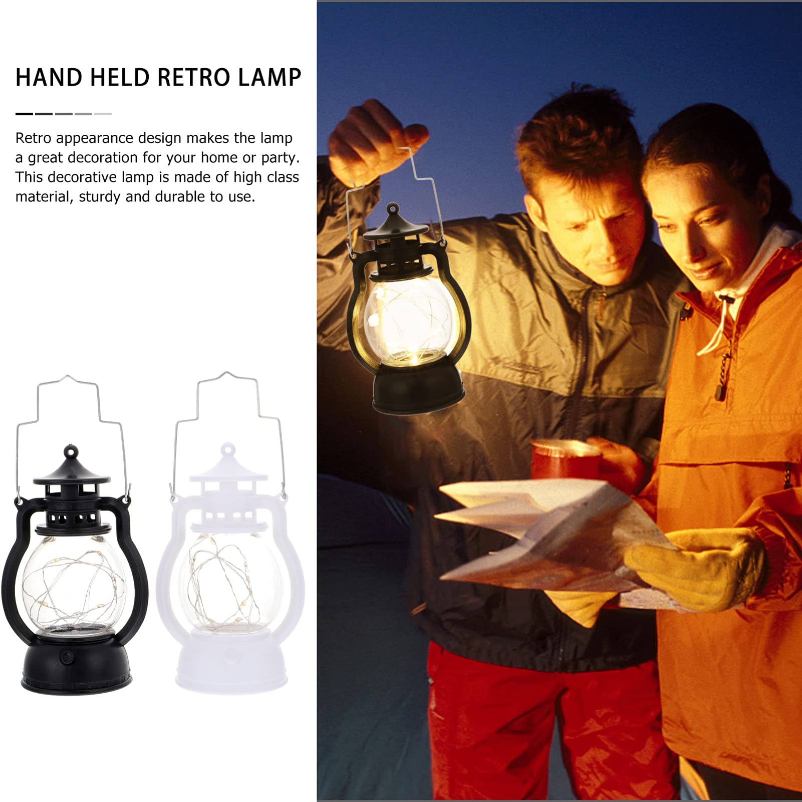 Old Fashioned Hand Held Light Porto | Portable Table Light Antique