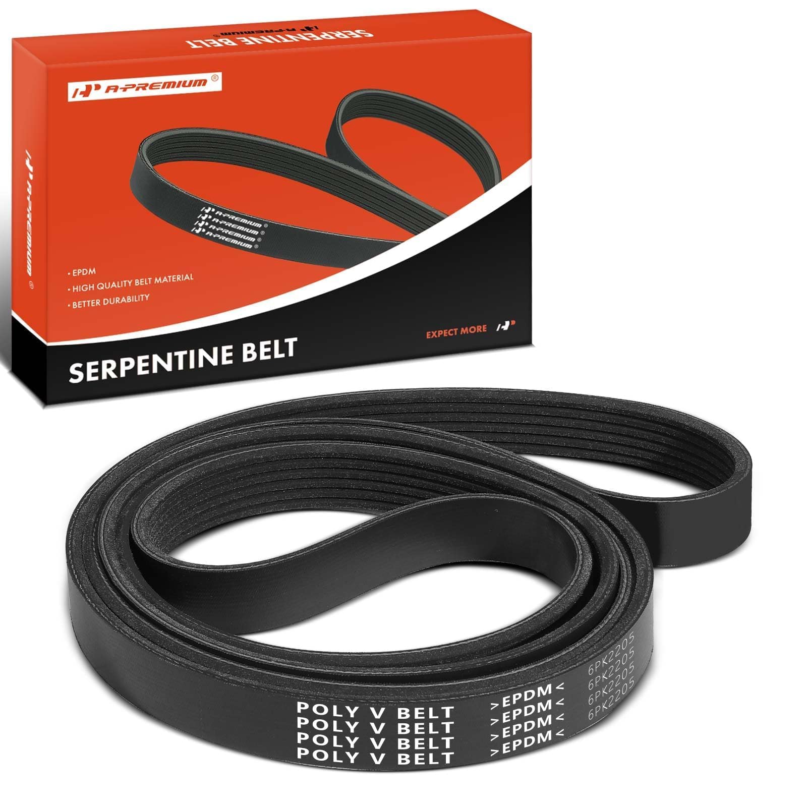 Amazon.com: A-Premium Serpentine Drive Belt Compatible with Chevy, Ram ...