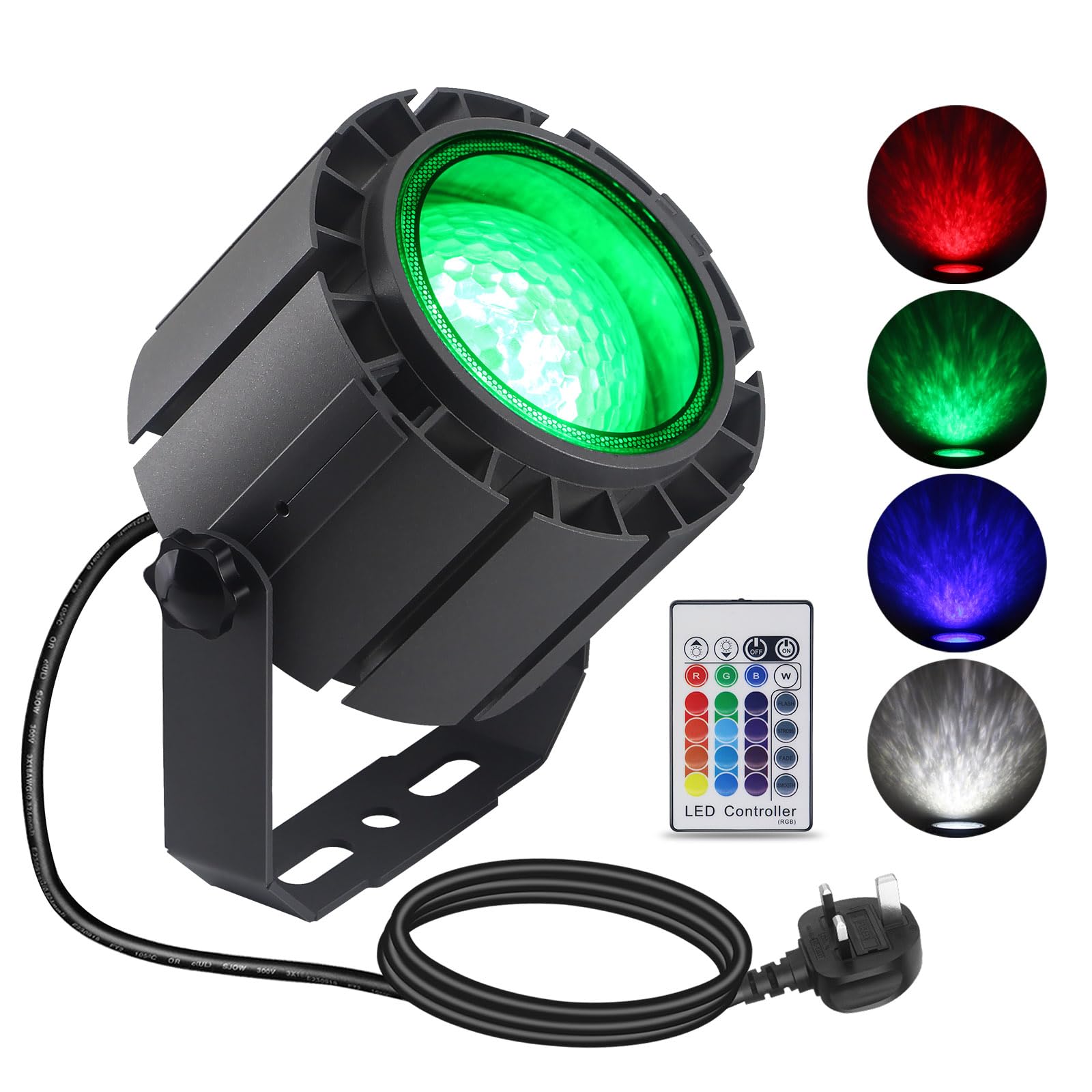 Yasotek Ocean Wave Projector Light, 150W RGBW Color Changing Water Wave ...