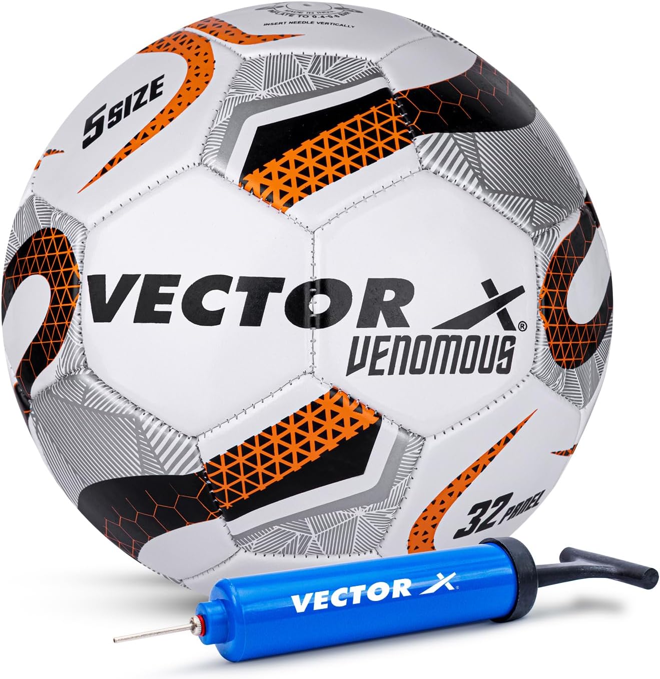 Outdoor Football With Free Air Pump And Pin - (Pack Of 1) Football For ...