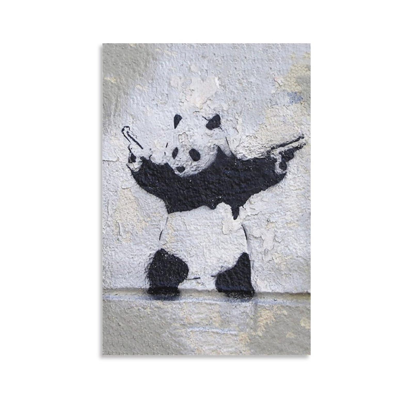 Banksy Panda Banksy Panda Wall Stencil Urban Graffiti Street Art