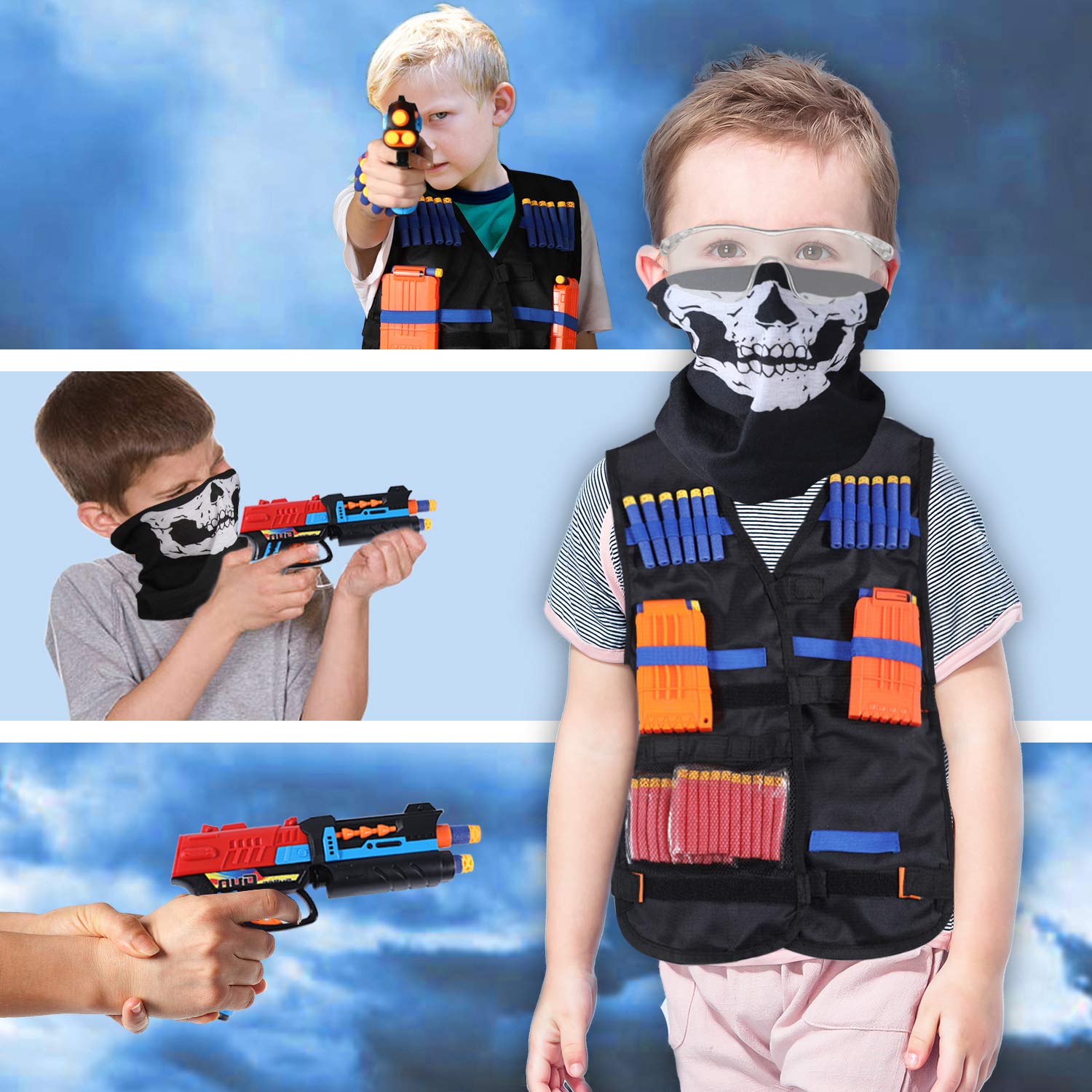 HOMILY Nerf Guns for Boys Nerf Guns Power Rangers Toys Nerf Sniper ...