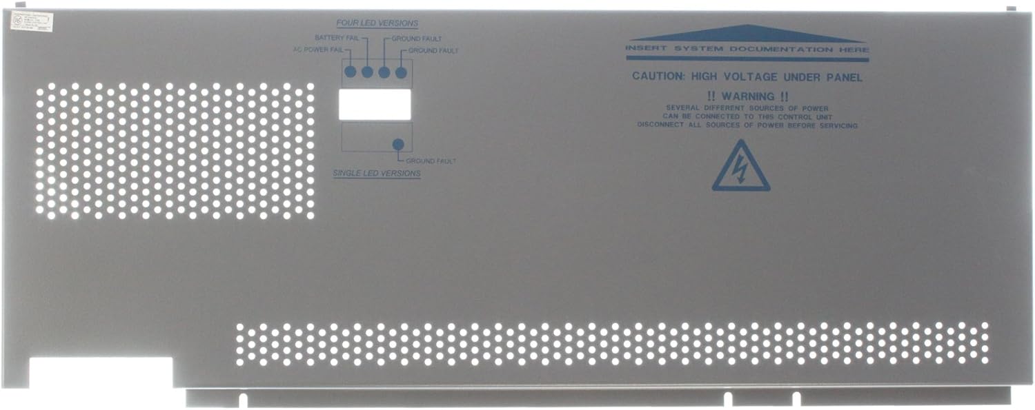 Notifier BP-3 Battery Dress Panel Replacement For BE-5000 Alarm Panel ...