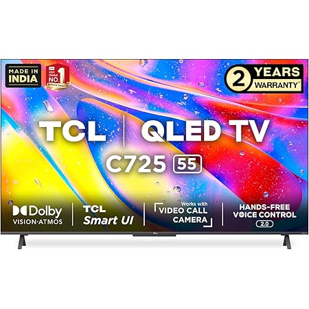 TCL 139 cm (55 inches) 4K Ultra HD Certified Android Smart LED TV ...