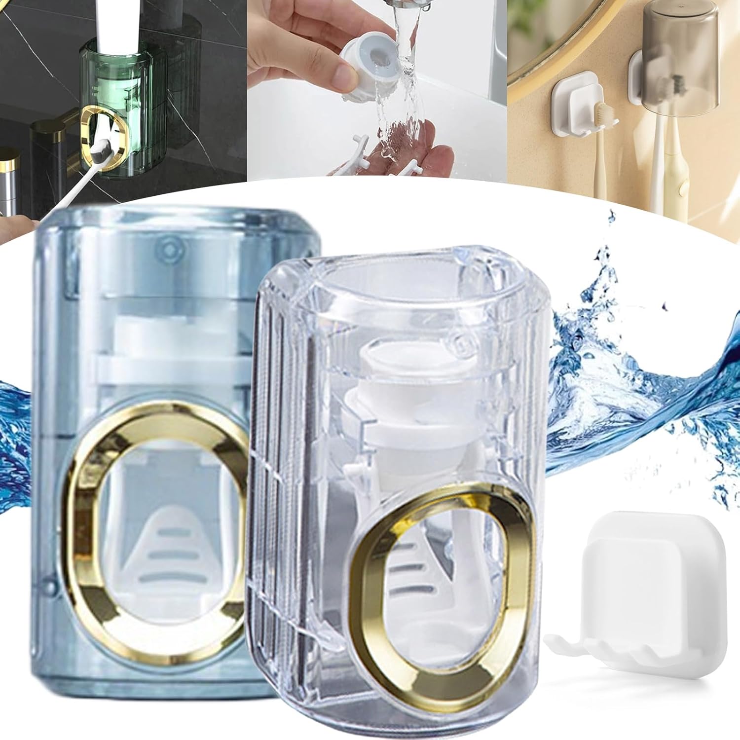 Donubiiu Light Luxury Toothpaste Squeezer, Toothpaste Tube Roller ...