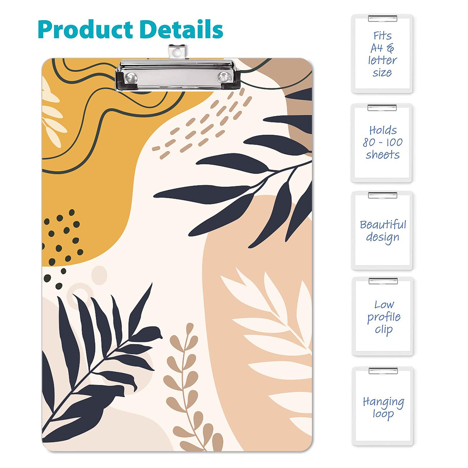 Snapklik.com : Fashion Clipboard, Cute Pattern Decorative Clipboards ...