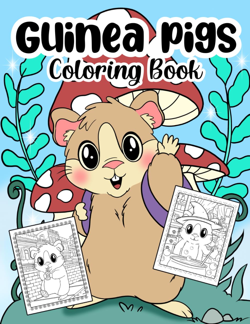 Guinea Pigs Coloring Book: Alca, Zio: 9798371708465: Amazon.com: Books