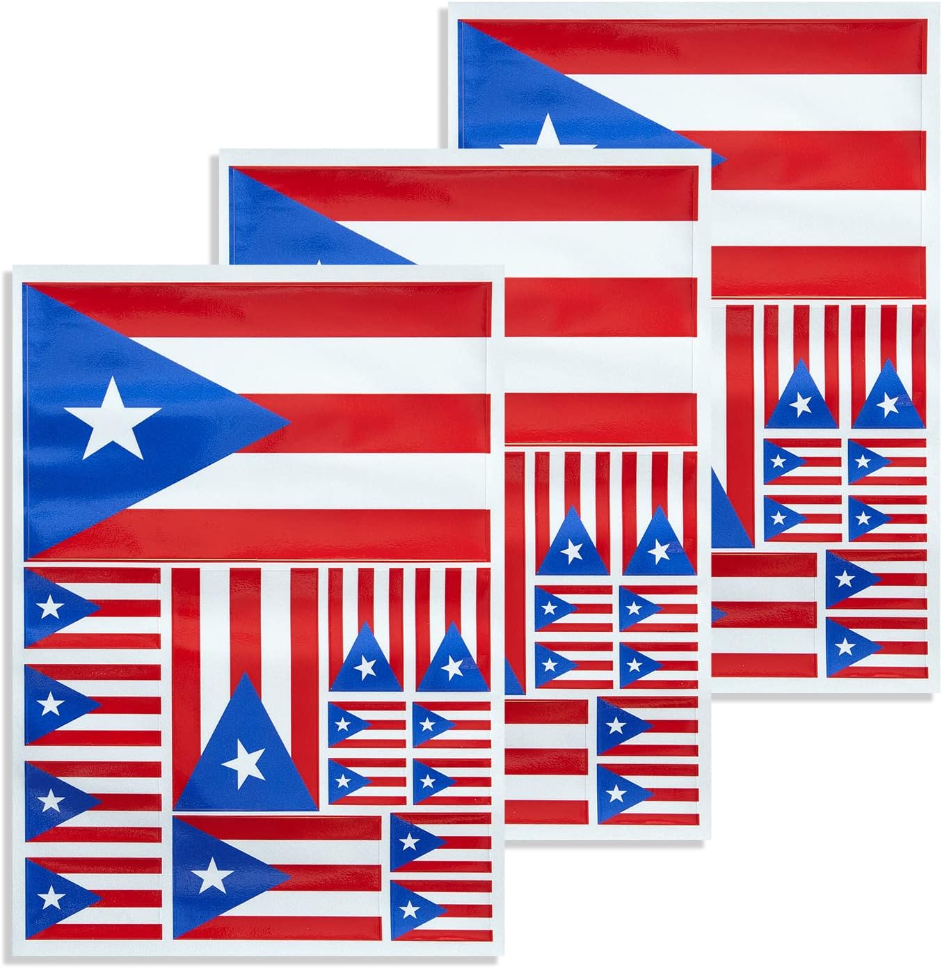 Amazon.com: CANTENDO 3Pack Puerto Rico Flag Decal - Puerto Rico Flags ...