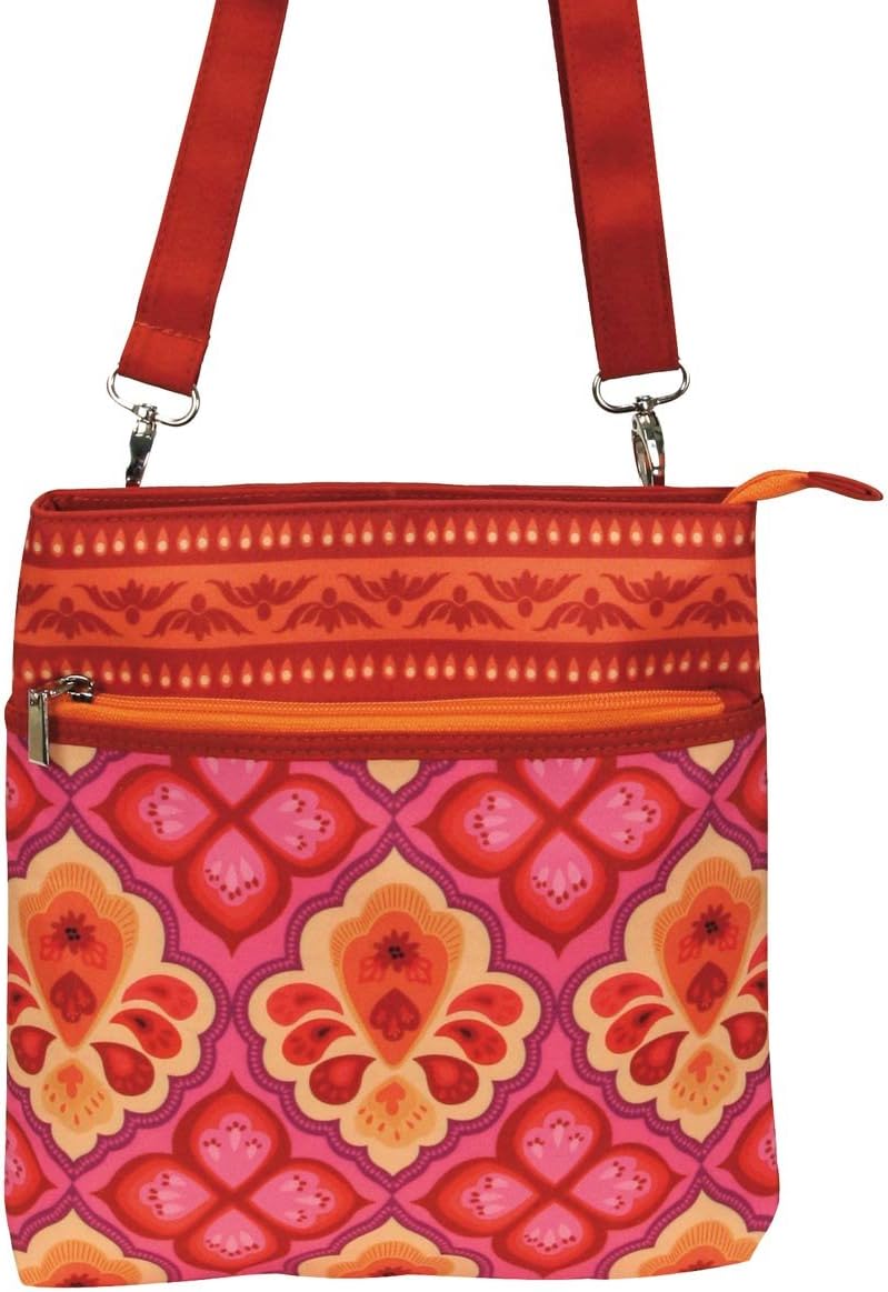 Amazon.com | Ana Davis Cross Body City Bag Dream Lotus, Multi, One Size ...