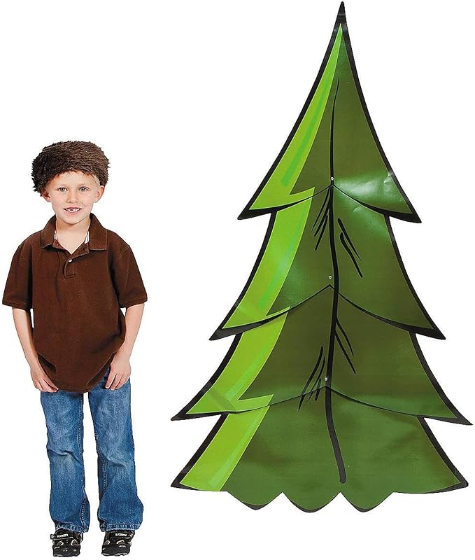 Amazon.com: Fun Express Paper Christmas Tree Cardboard Cutout Stand Up ...