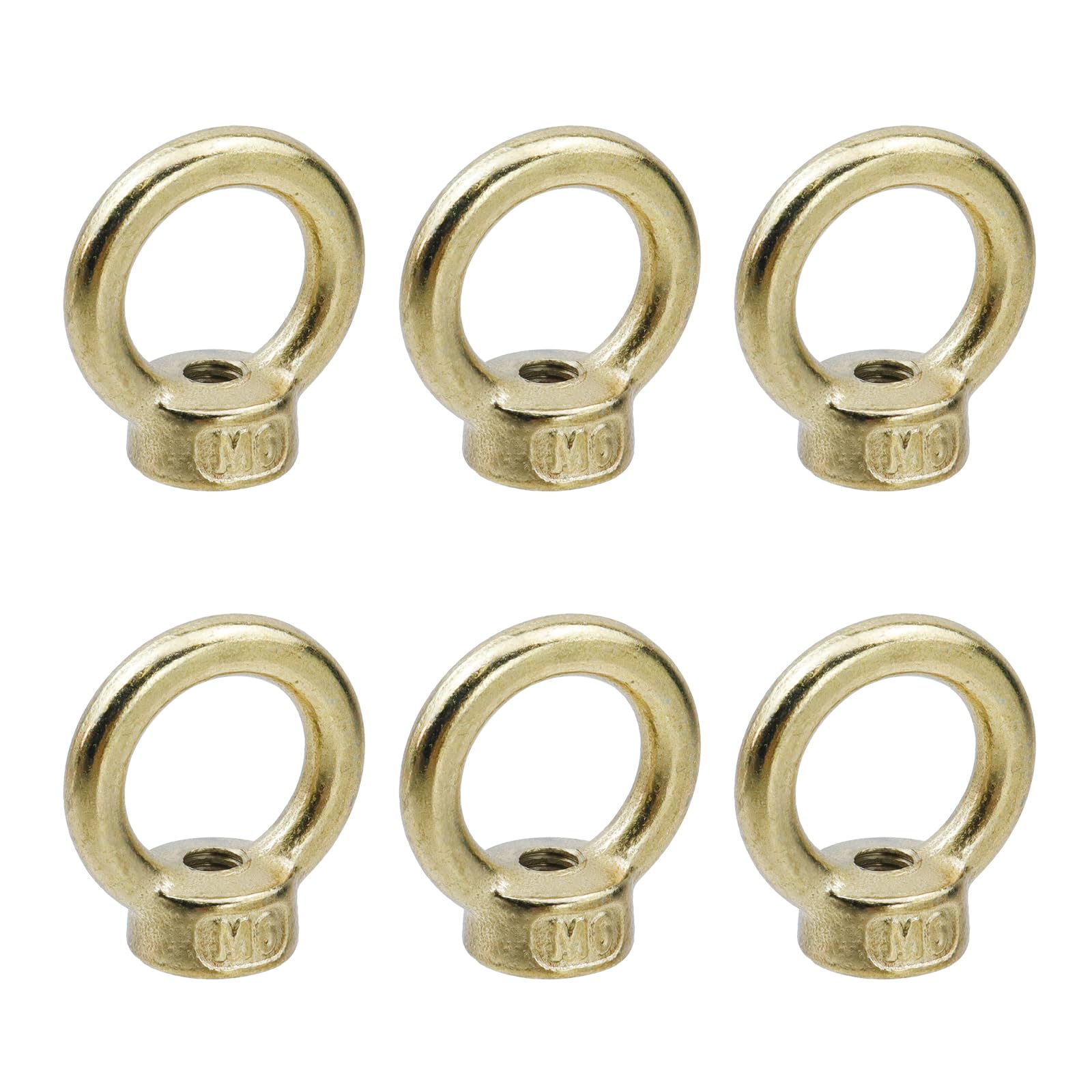 Snapklik.com : Antrader M6 Metric Ring Shape Lifting Eye Nut,6Pcs 304 ...