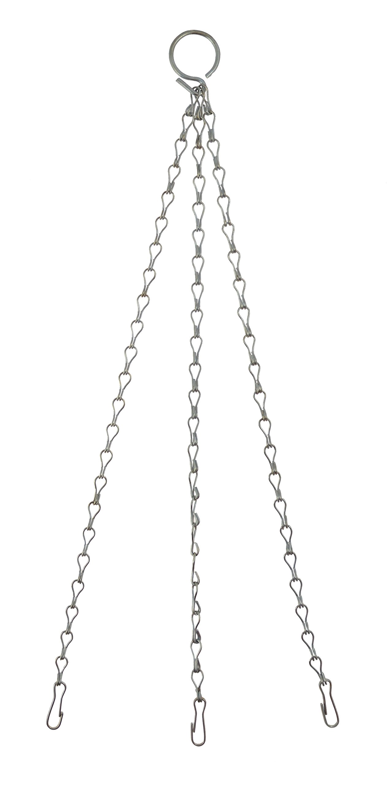 Green Jem Hanging Basket Chain, Silver, 18 Inch : Amazon.co.uk: Garden