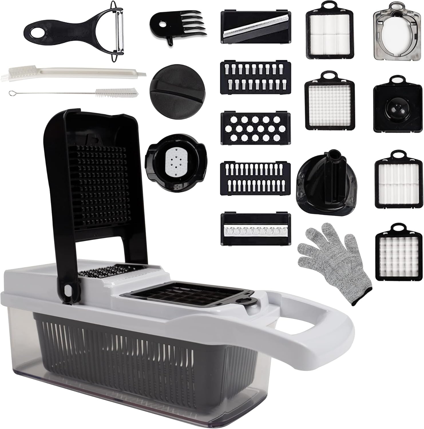 Amazon.com: Veggie Chopper, Professional Kitchen Slicer Vegetable ...