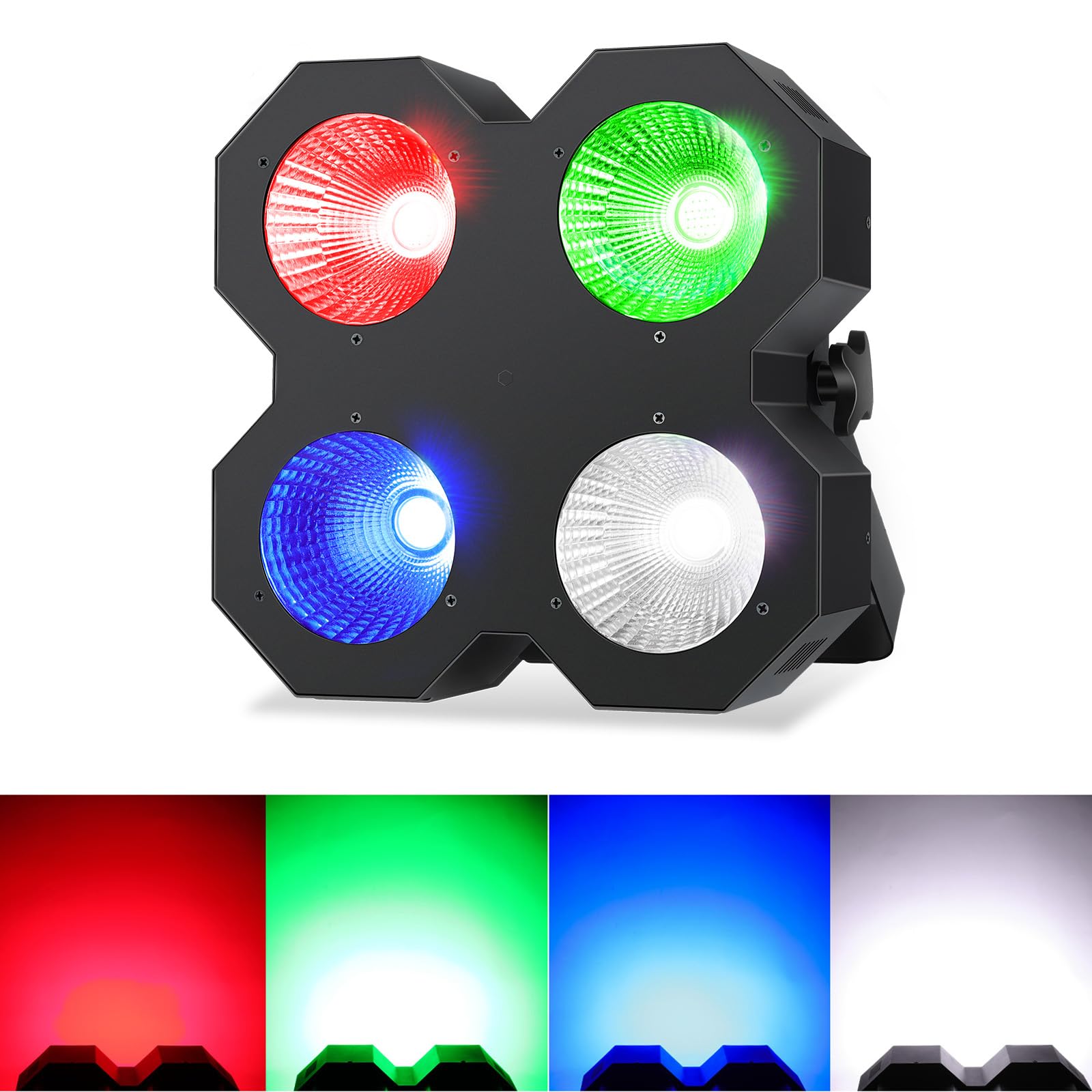 Snapklik.com : Blinder Stage Lights, 200W RGBW LED COB Par Lights, DMX ...