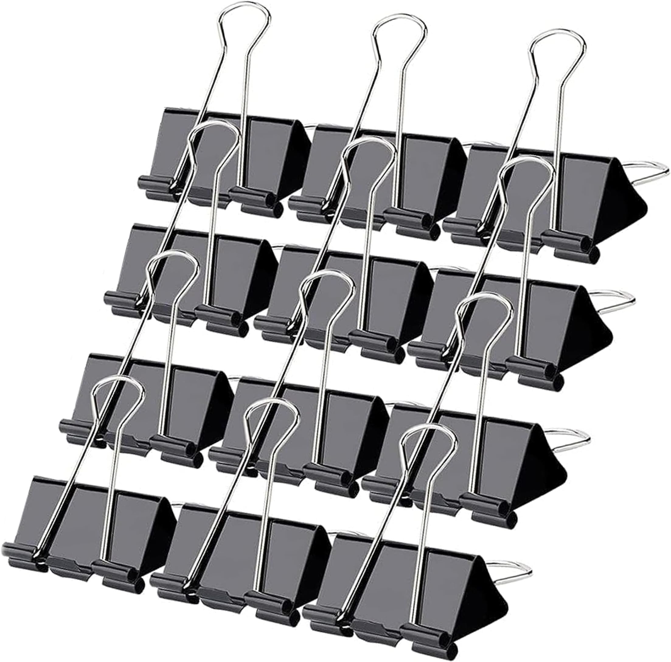 DAHSHA 1/4-inch (32mm) Paper Holding Binder Clips Paper Clips for Notes ...