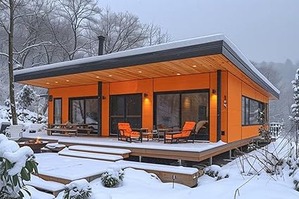 Amazon.com: Prefabricated Modular Home Kit, Foldable Cabin for Backyard ...