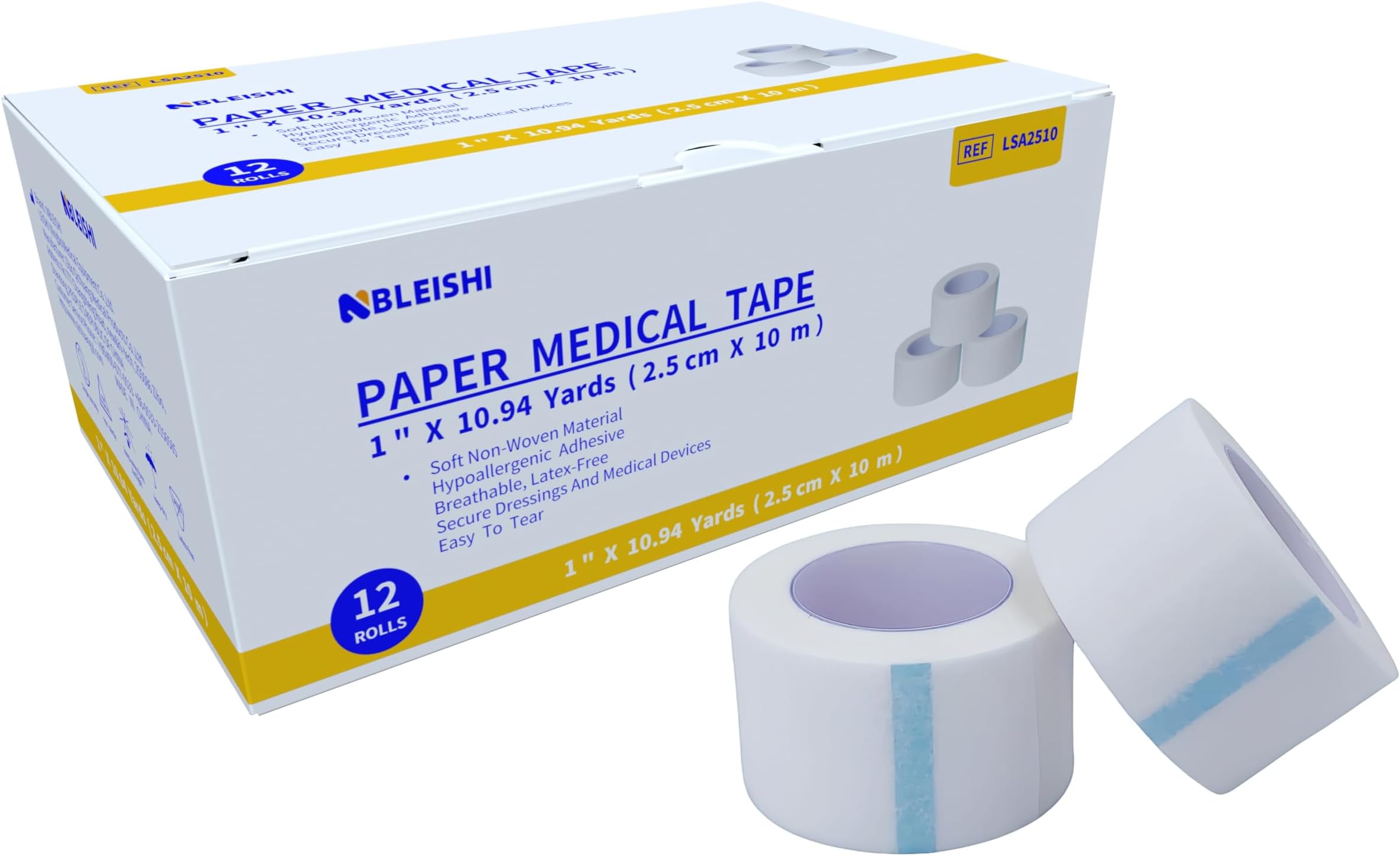 Amazon.com: Nexcare Gentle Paper Tape, Medical Paper Tape, Secures ...