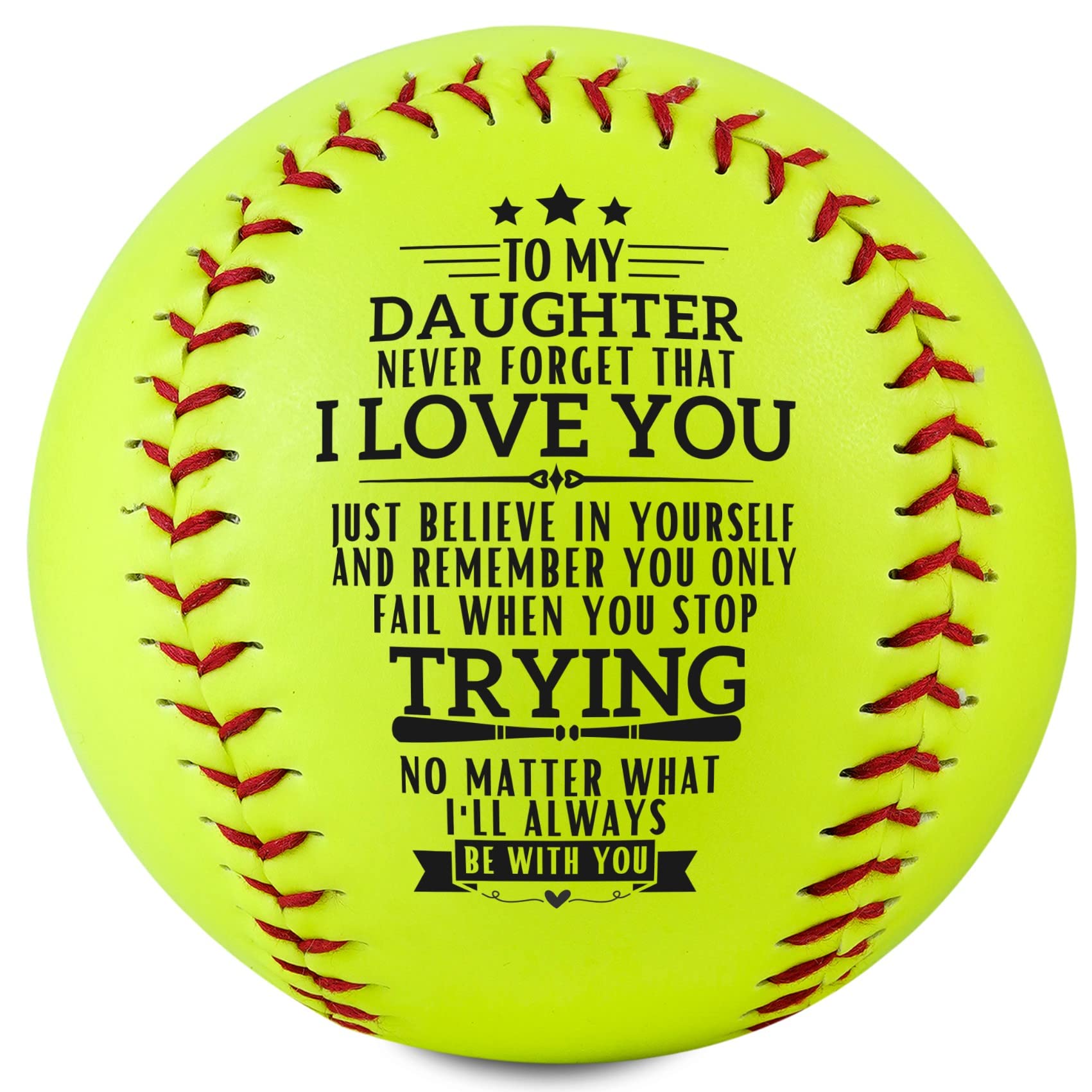 Amazon.com : CybGene Softball Gifts for Girls Daughter from Dad Mom ...