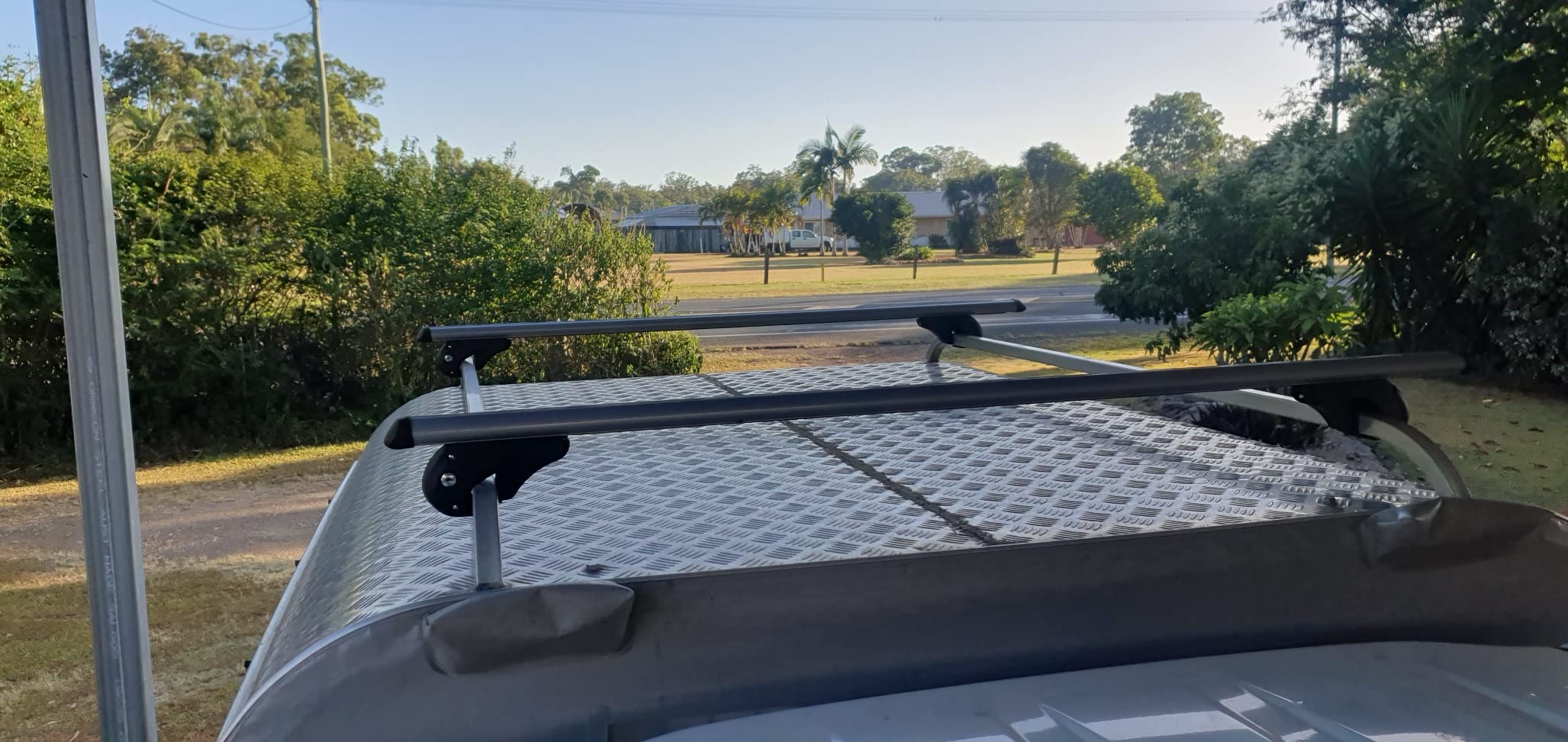 Giantz Car Roof Rack, 108cm Length Universal Racks Pod Box Storage ...