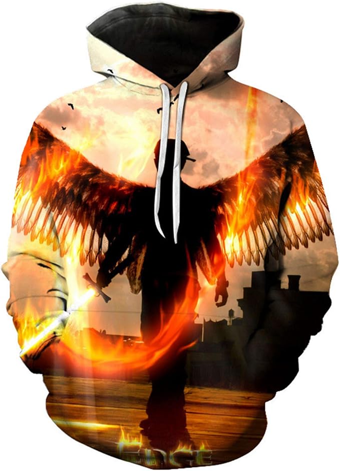 PLMNK-Angel Wings-Pull-Over De Dibujos Animados En 3D, Suéter De ...