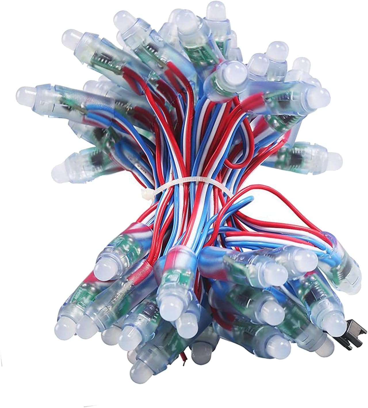 Amazon.com: ALITOVE DC 12V WS2811 12mm Diffused Digital RGB LED Pixel ...