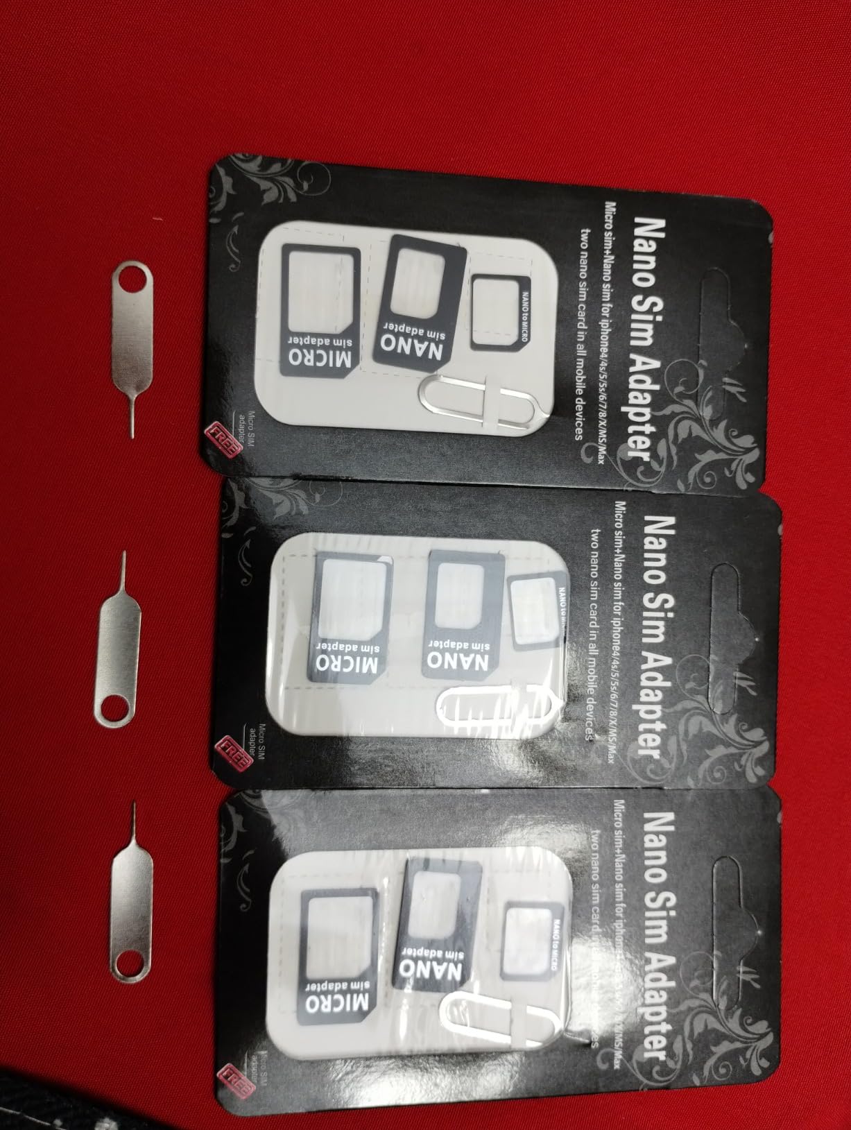 SIM Card Adapter Nano Micro - Standard 4 in 1 Converter Kit with Tray ...