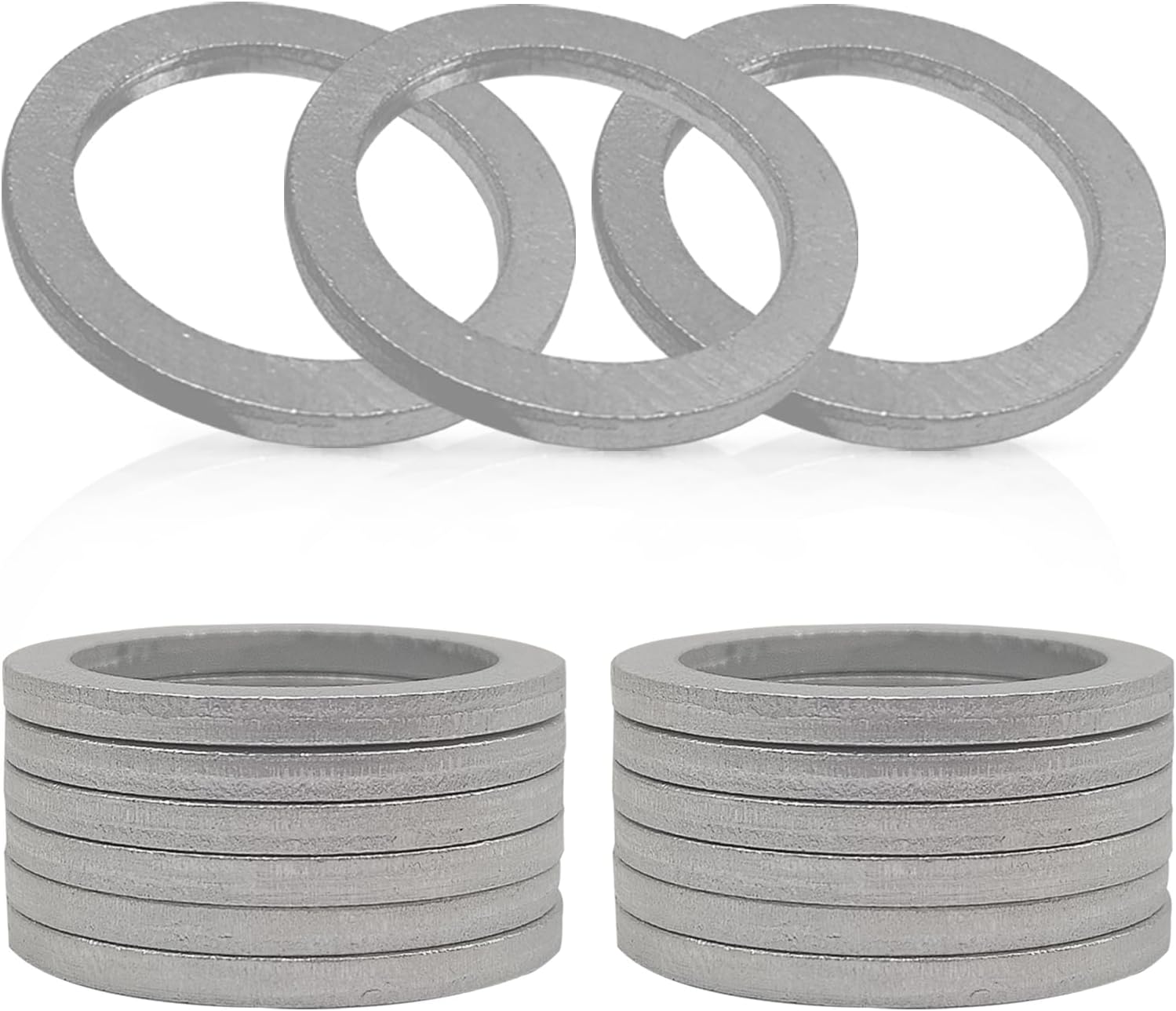 Amazon.com: 15PCS M18 Crush Aluminum Oil Drain Plug Gasket Washers ...