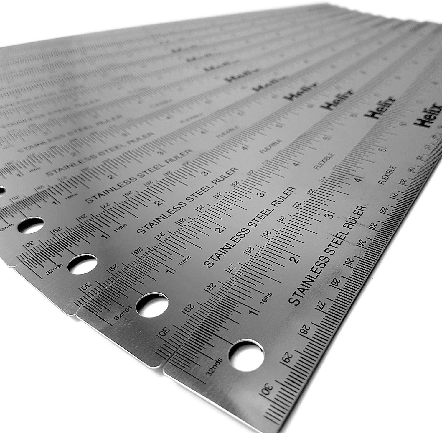 Helix 12 inch 30cm Steel Ruler : Amazon.co.uk: DIY & Tools