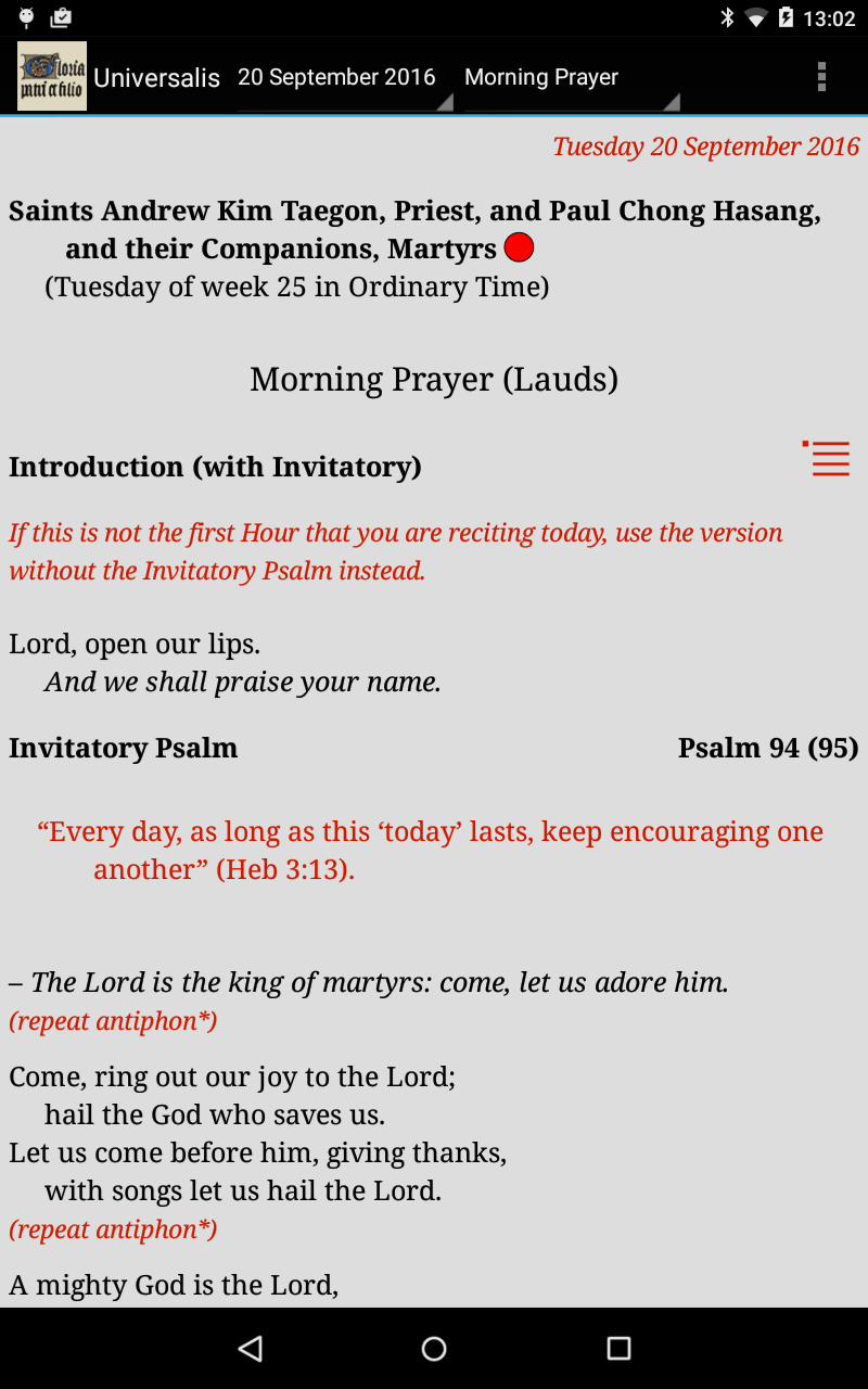 Universalis - App on Amazon Appstore