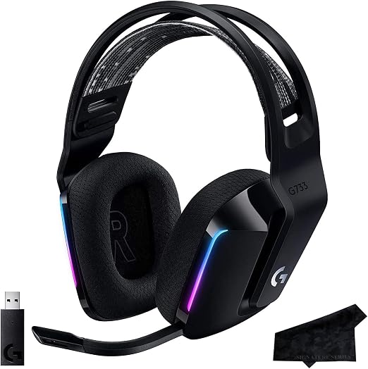 Amazon.com: Logitech G733 Lightspeed Pro-G Wireless Gaming Headset ...