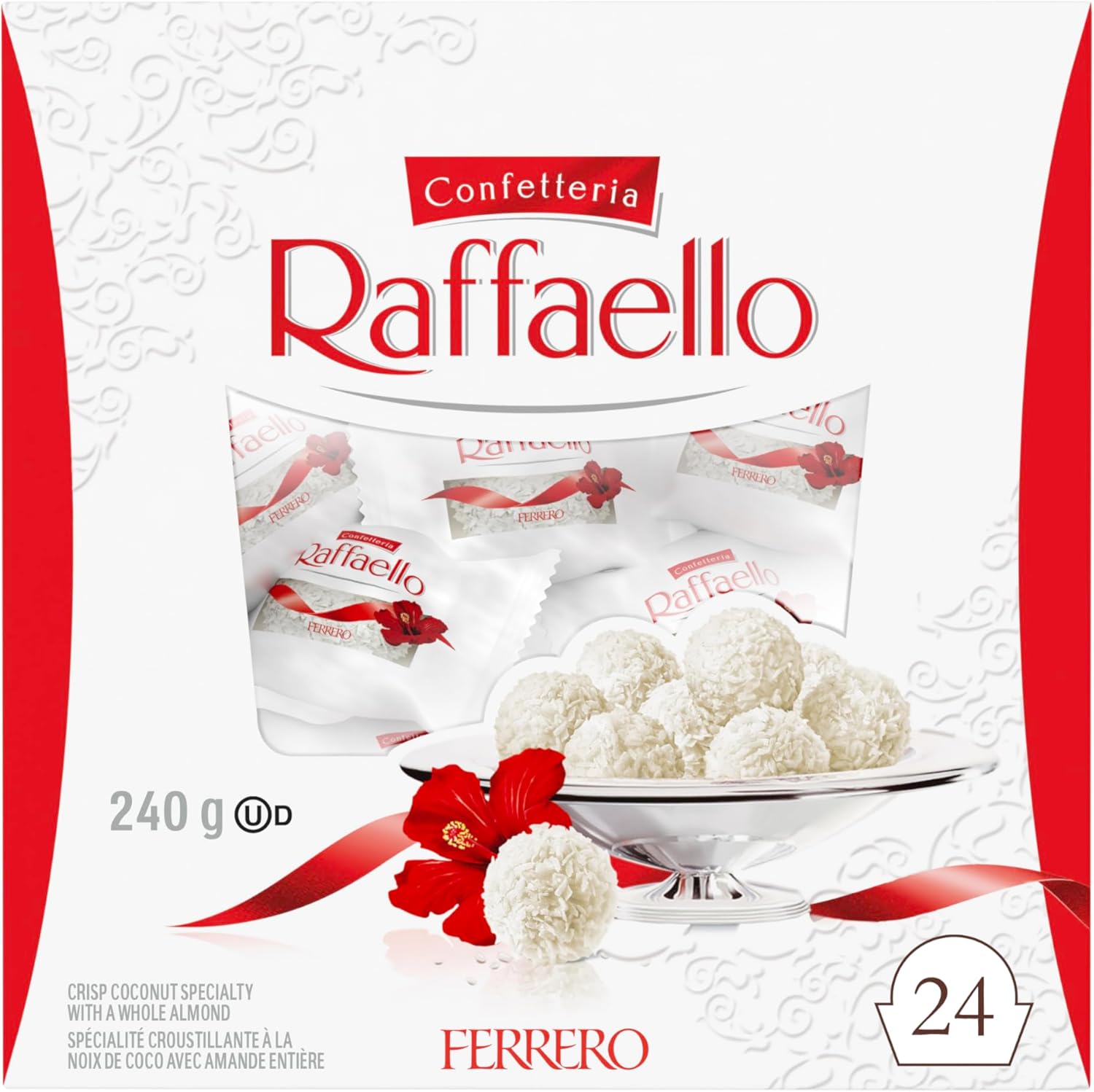 CONFETTERIA RAFFAELLO Coconut Almond Specialty Gift Box, 24 ...