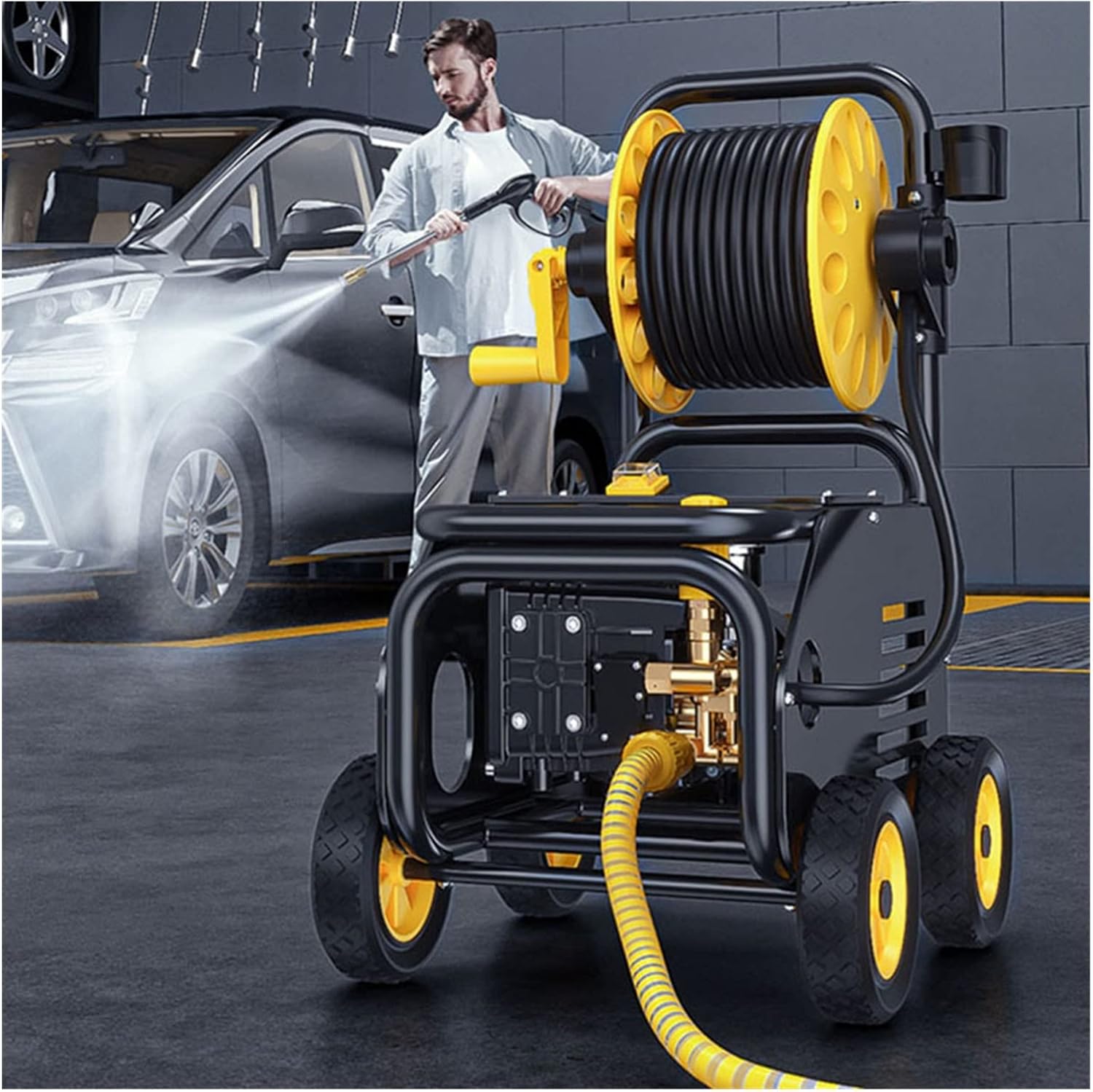 Amazon.com : High Pressure Washing Pump 220V 5000W High Pressure Car ...