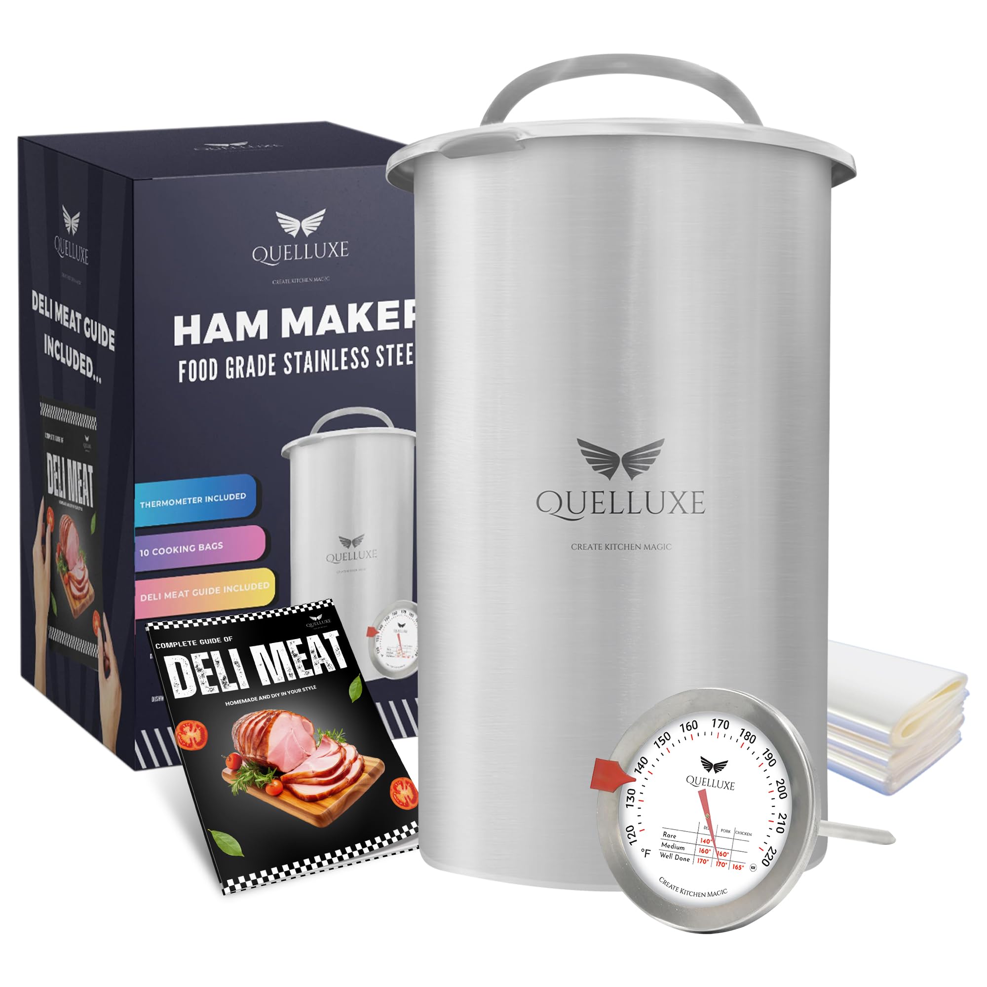 Amazon.com: QUELLUXE Ham Maker - Deli Meat Press Mold for Deli Meats ...