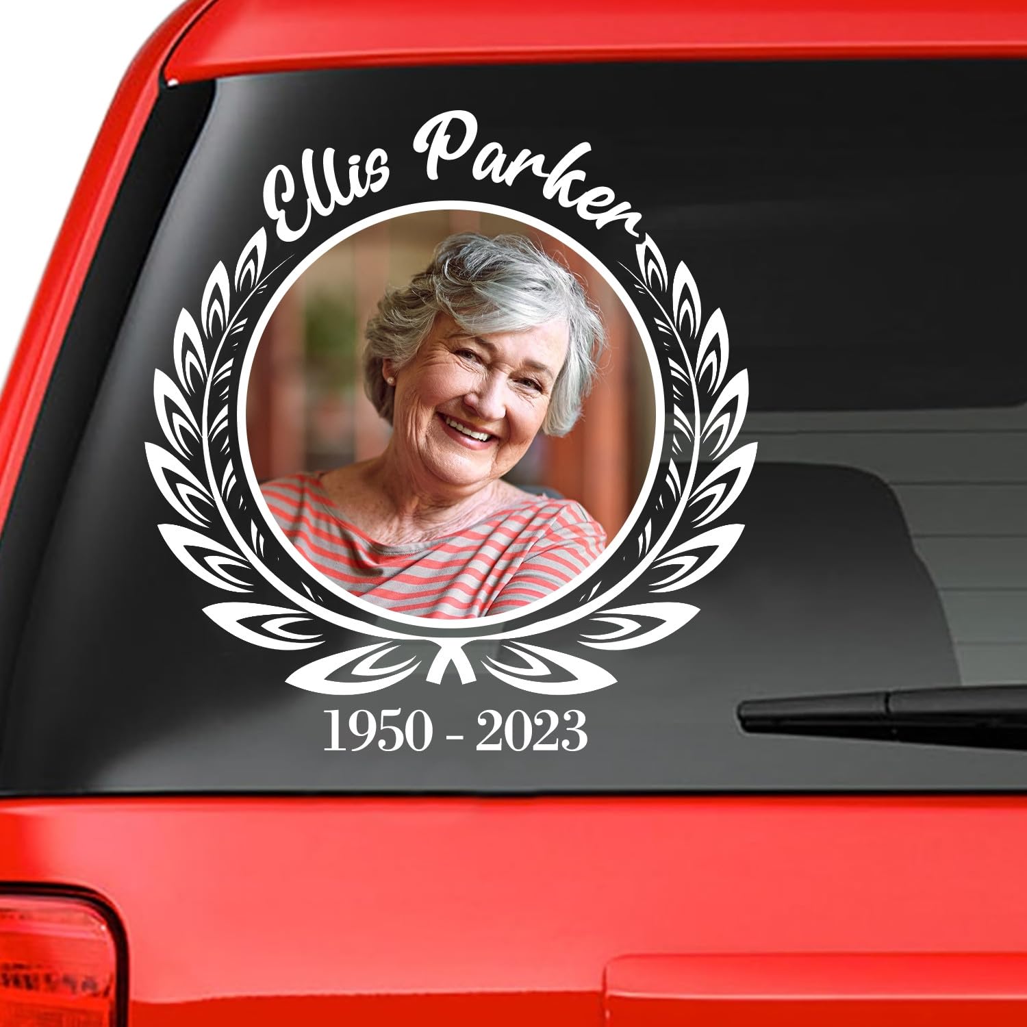 Amazon.com - in Memory of Personalized Memorial Decals. Loss of Loved ...