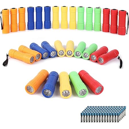 KunHe W30 Aluminum Small Mini Flashlights Pack of 30 Bulk with ...