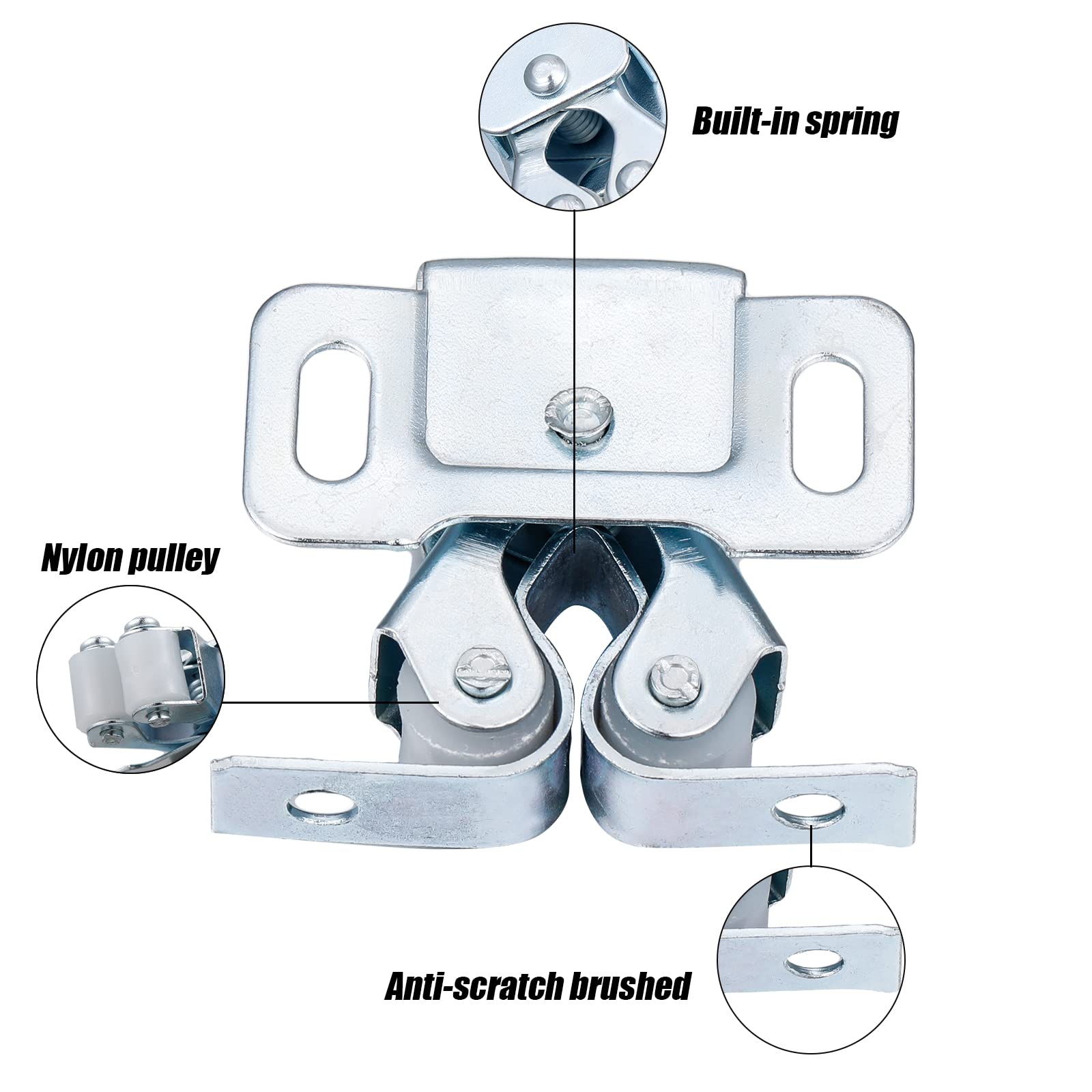 Snapklik.com : Bonuci 20 Pcs Cabinet Door Latch And Catch Hardware ...