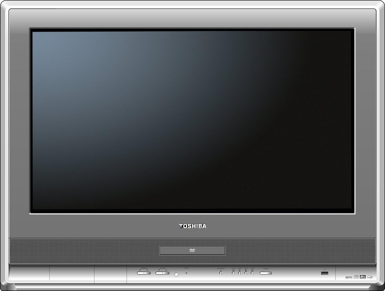 Toshiba MD30H82 30-Inch Widescreen Pure Flat CRT HDTV with DVD Player ...