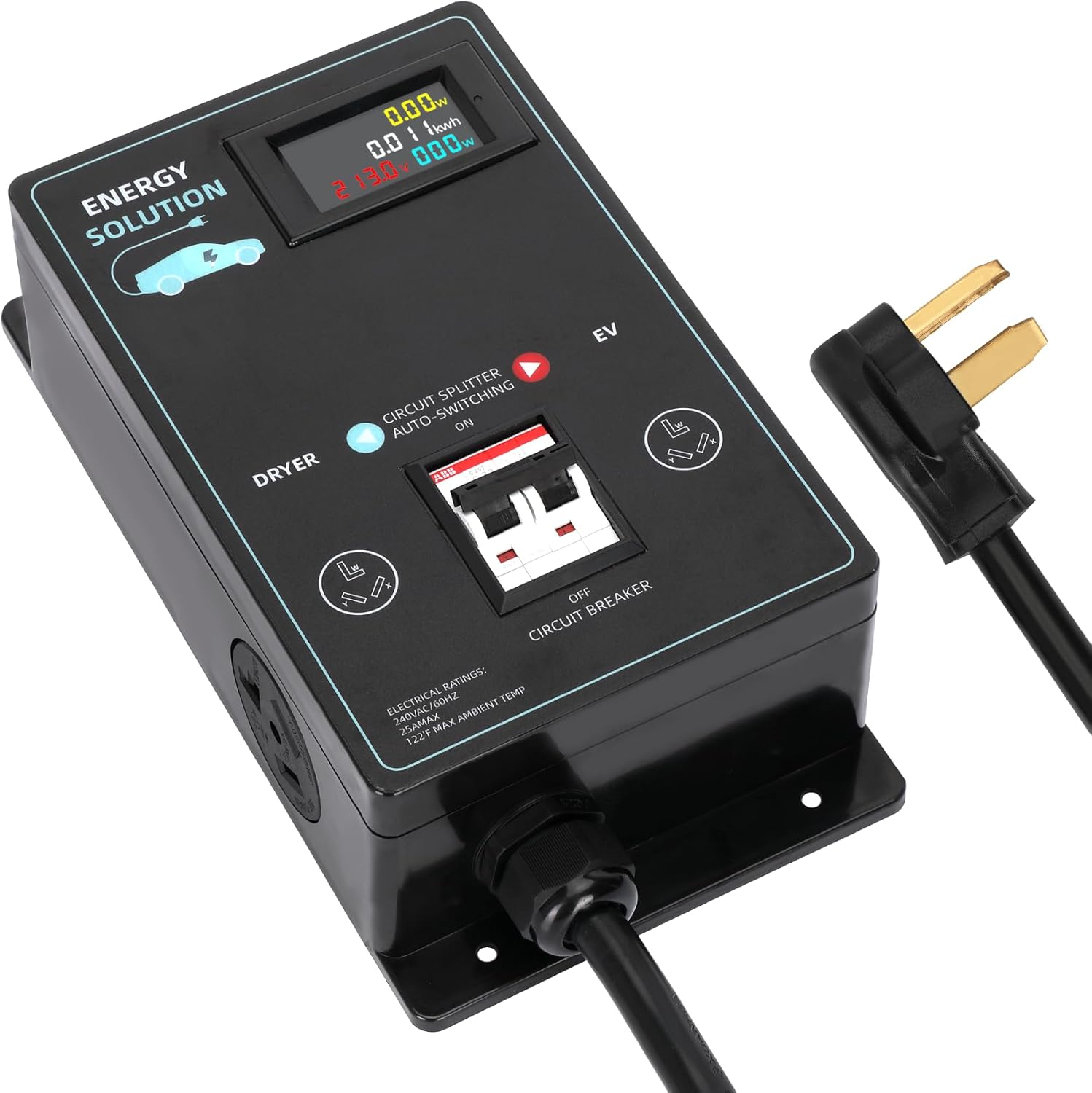 Amazon.com: WOUDY Automatic Power Switch for Dryer and EV, NEMA 10-30 ...