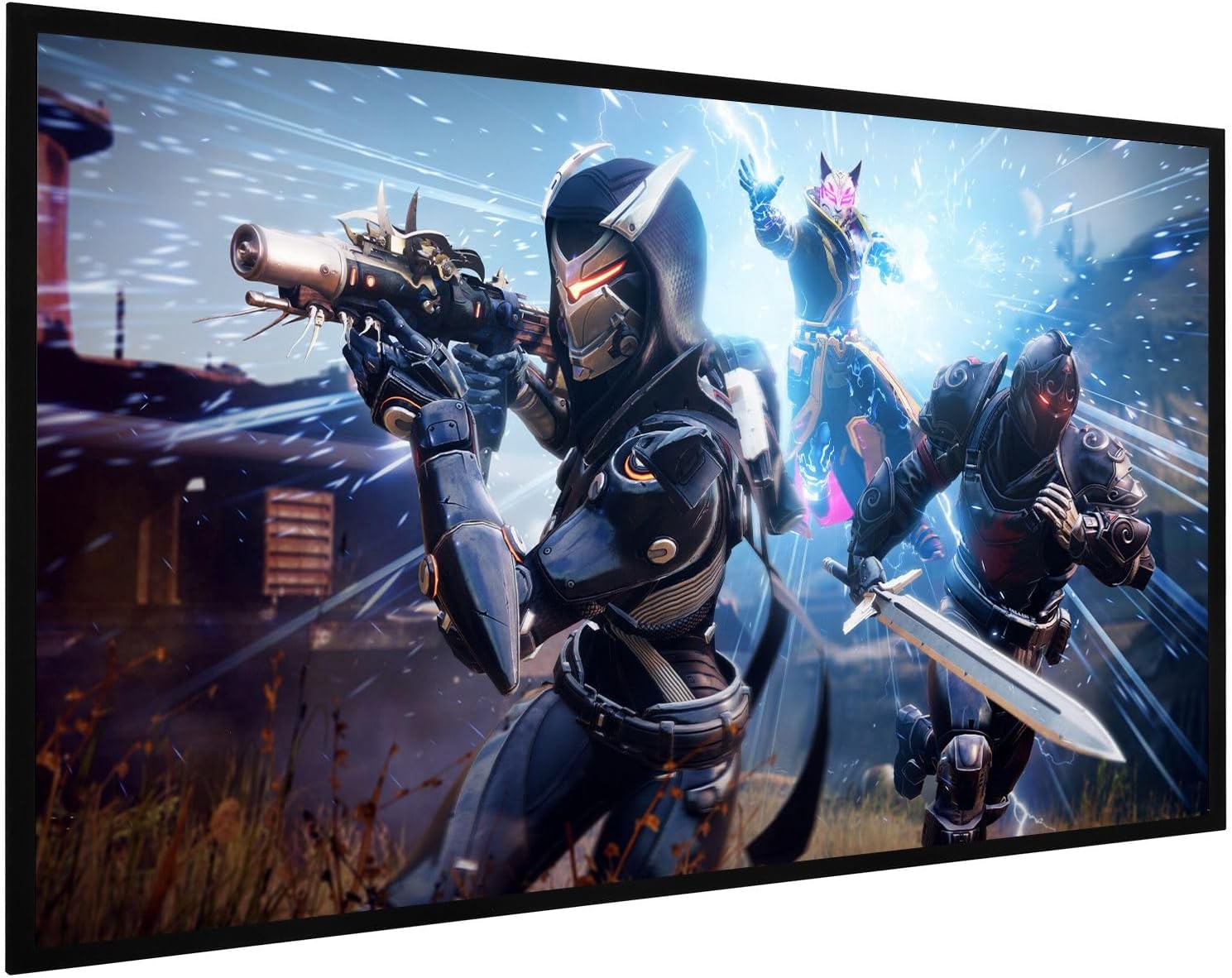 OGL Fixed Frame Projector Screen 4K Ultra HD 16:9 Large Home Movie ...