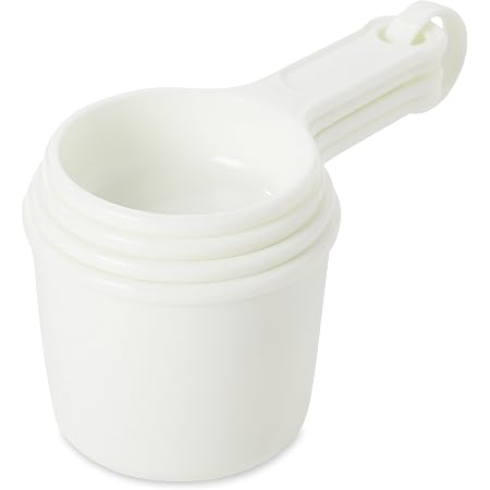 Amazon.com: Norpro Measuring Cups, Set of 5, White: Kitchen & Dining